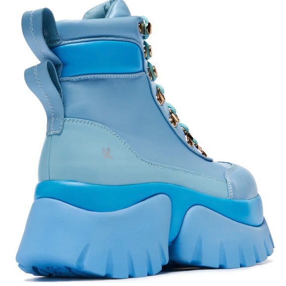 koi | Shoes | Melanie Martinez Crybaby Blue Vilun Platform Boots | Poshmark